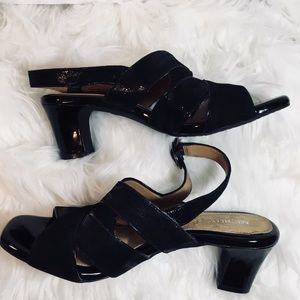 Michelle D | Shoes | Michelle D Black Sandals | Poshmark